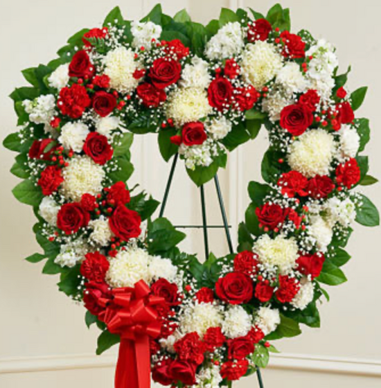 Heart Standing Spray – Thirsty Blooms by Sophie